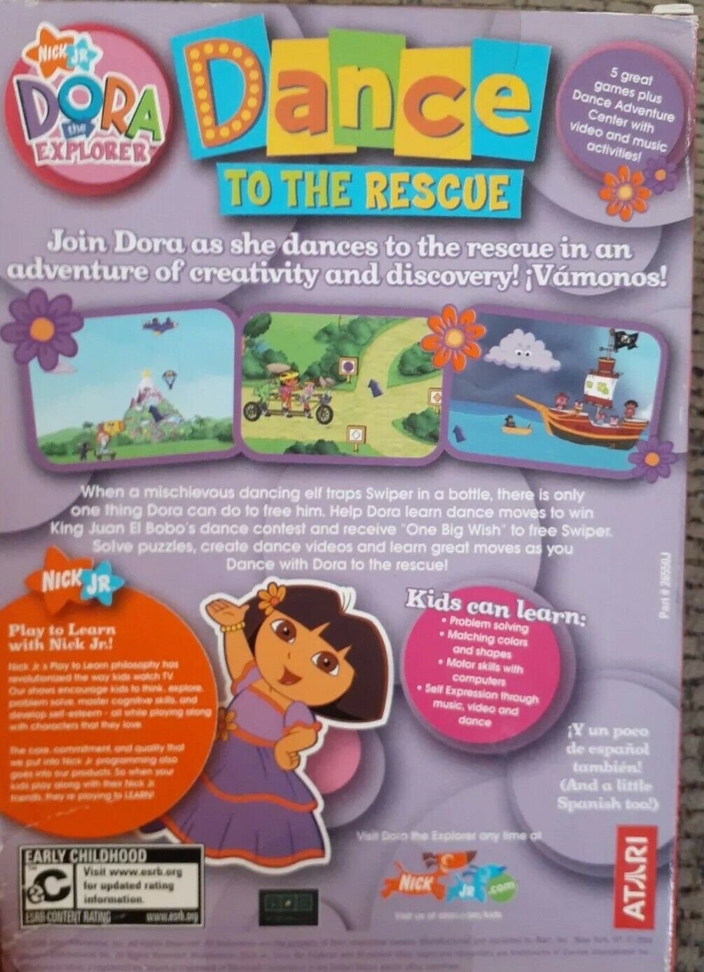 Dora The Explorer: Dance To The Rescue (PC CD-Rom 2005)