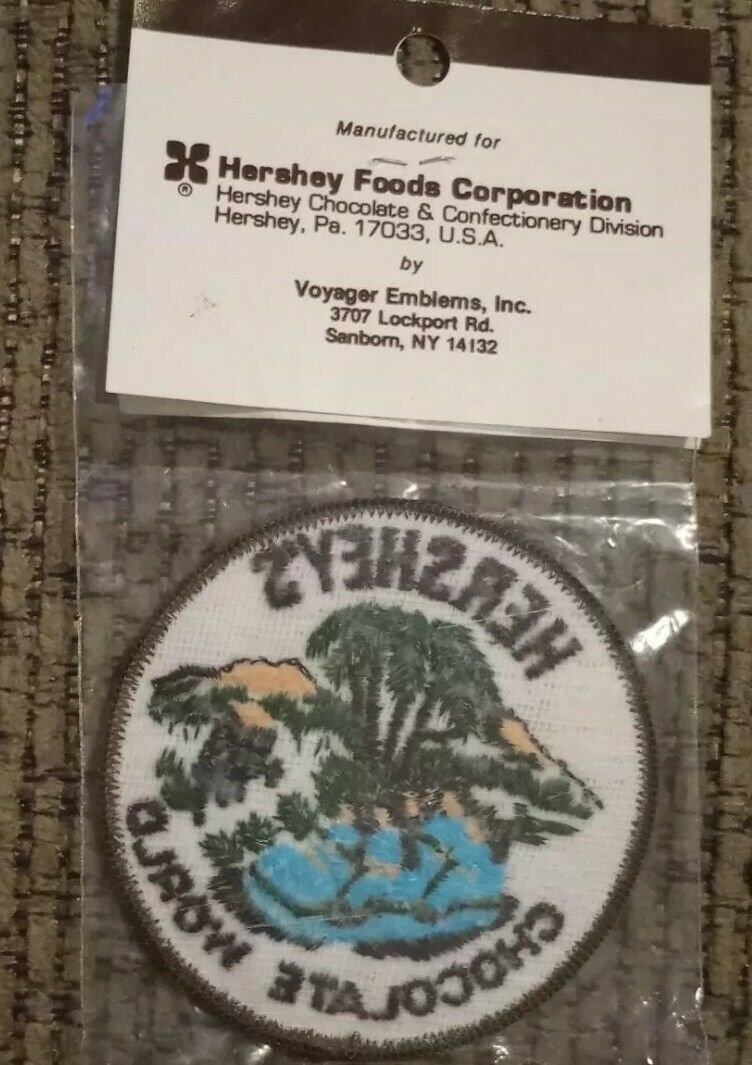 Hershey's Chocolate World embroidered Iron on patch