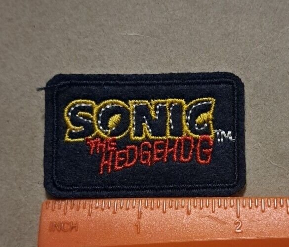 Sonic the Hedgehog embroidered sew on patch