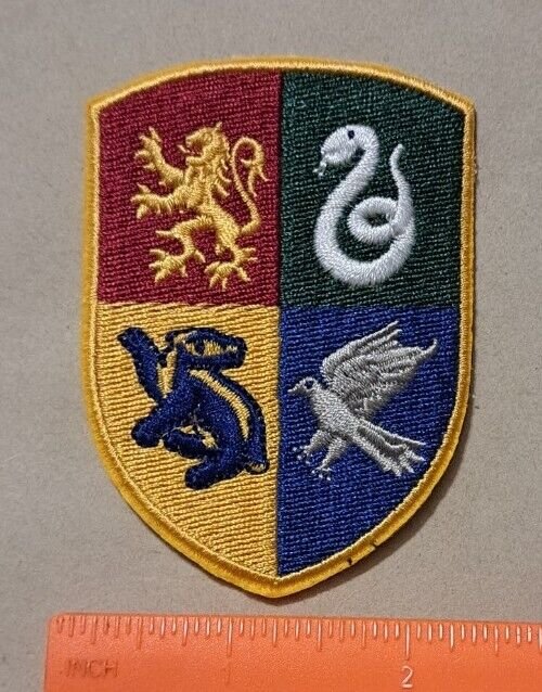 Hogwarts House - Harry Potter - embroidered Iron on patch