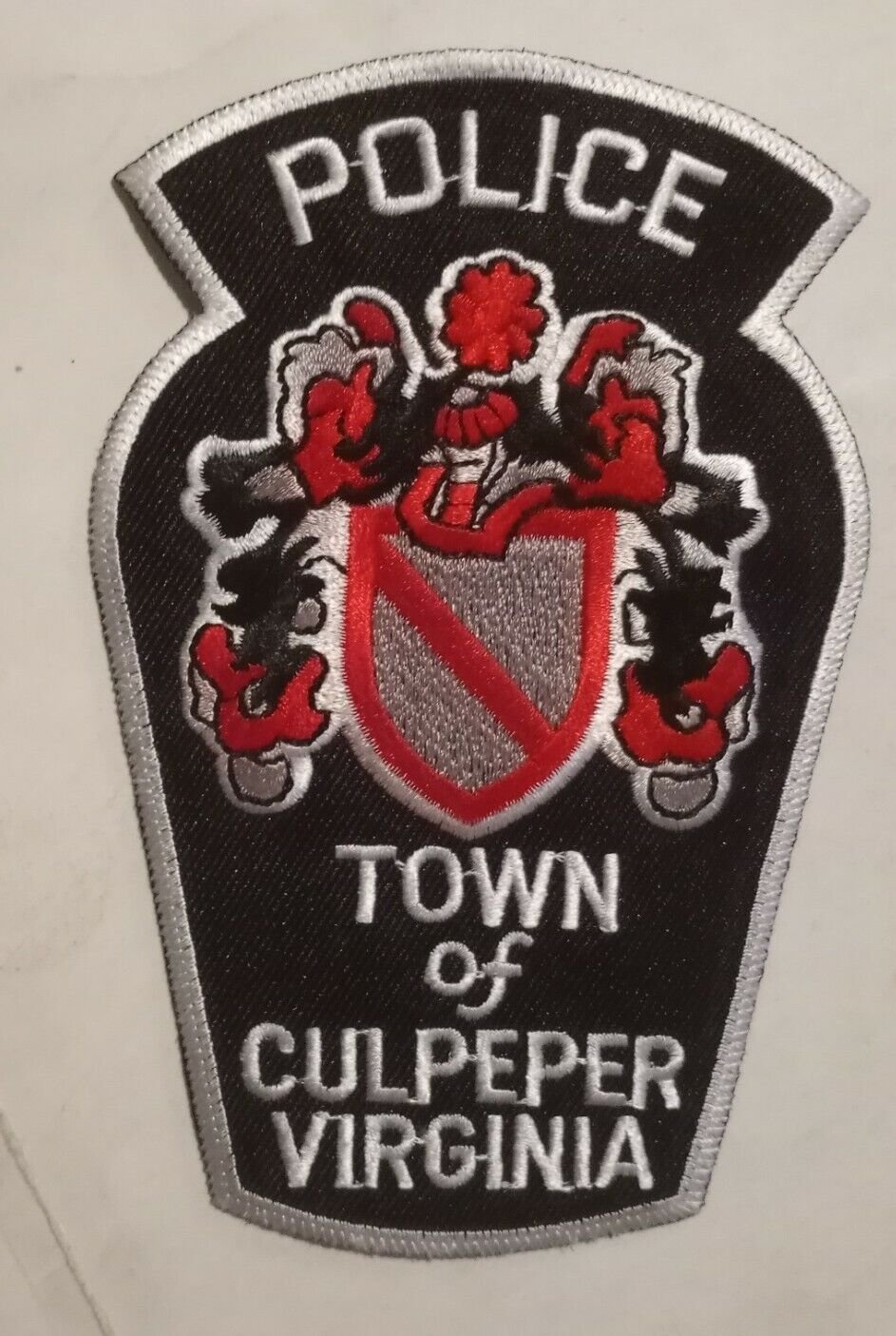 Town Of Culpeper Virginia Police - Iron on Patch