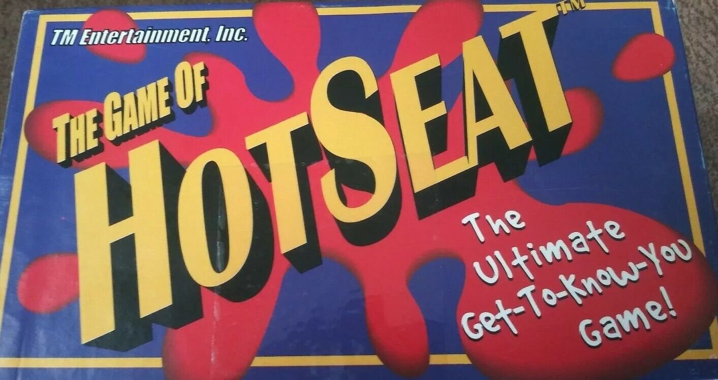 The Game of HOT SEAT: The Ultimate Get-to-Know-You - vintage Adult Cards