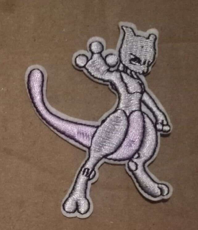 Mewtwo - Pokemon - embroidered Iron on patch