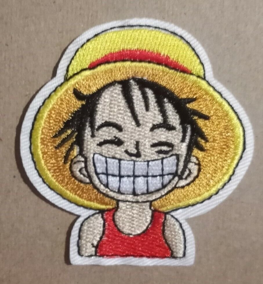 Luffy - One Piece - embroidered Iron on patch