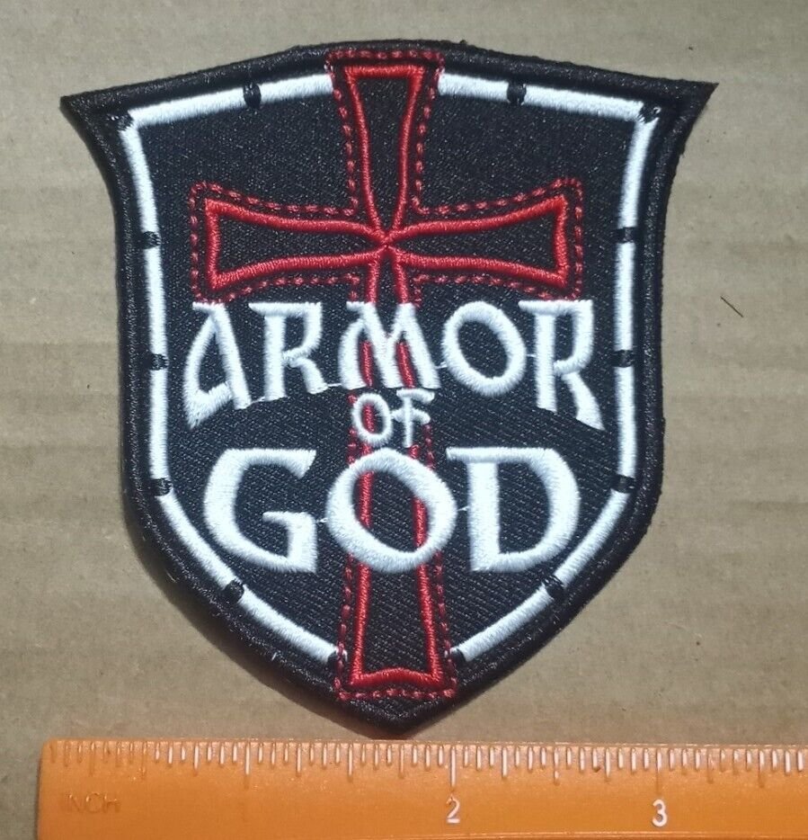 Armor Of God embroidered Iron on patch