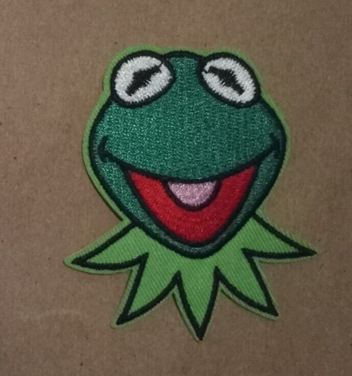 Kermit the Frog embroidered Iron on patch