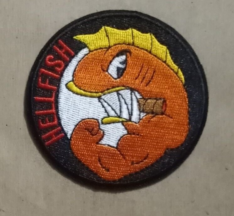 Flying Hellfish - The Simpsons - embroidered Iron on patch
