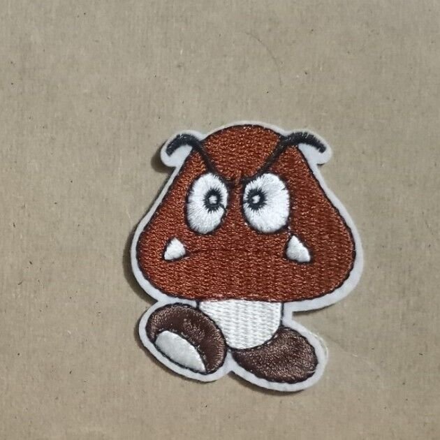Goomba - Super Mario Brothers - embroidered Iron on patch