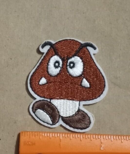Goomba - Super Mario Brothers - embroidered Iron on patch