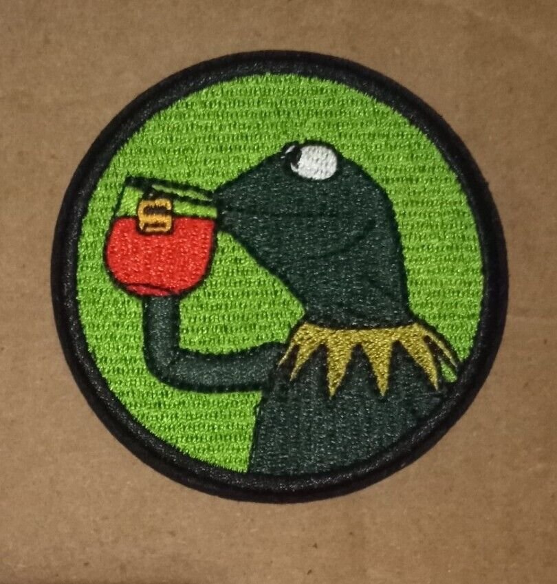 Kermit The Frog embroidered Iron on Patch