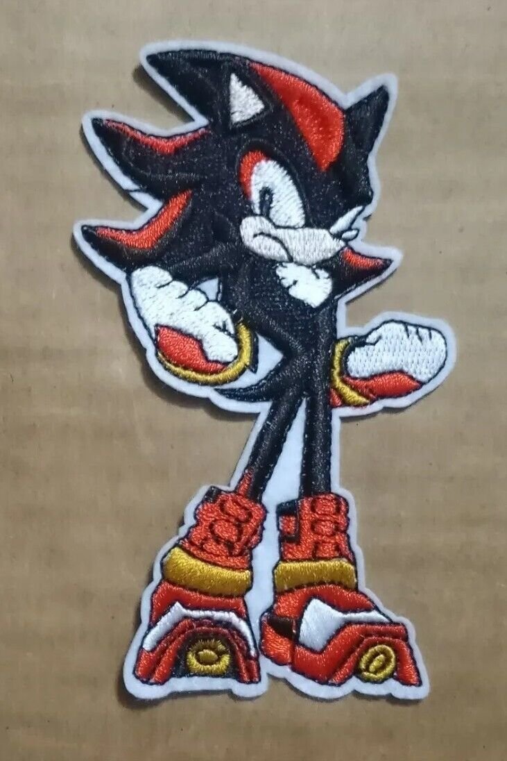Shadow the Hedgehog - Sonic the Hedgehog - embroidered Iron on patch