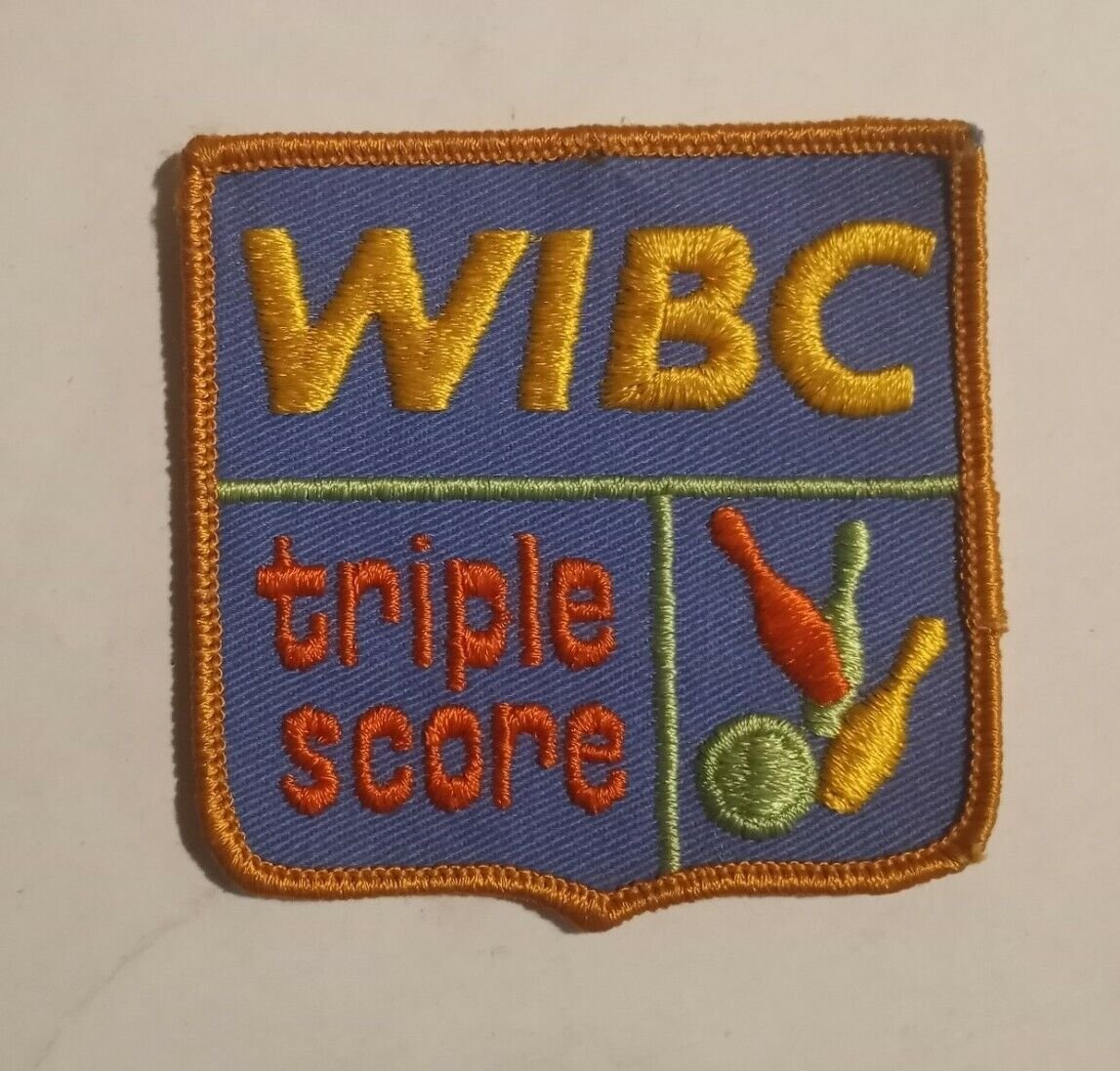 Triple Score - WIBC - embroidered patch