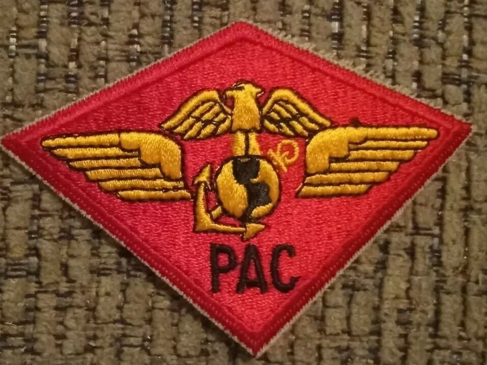 USMC MAW PAC Air Wing - embroidered Iron on Patch