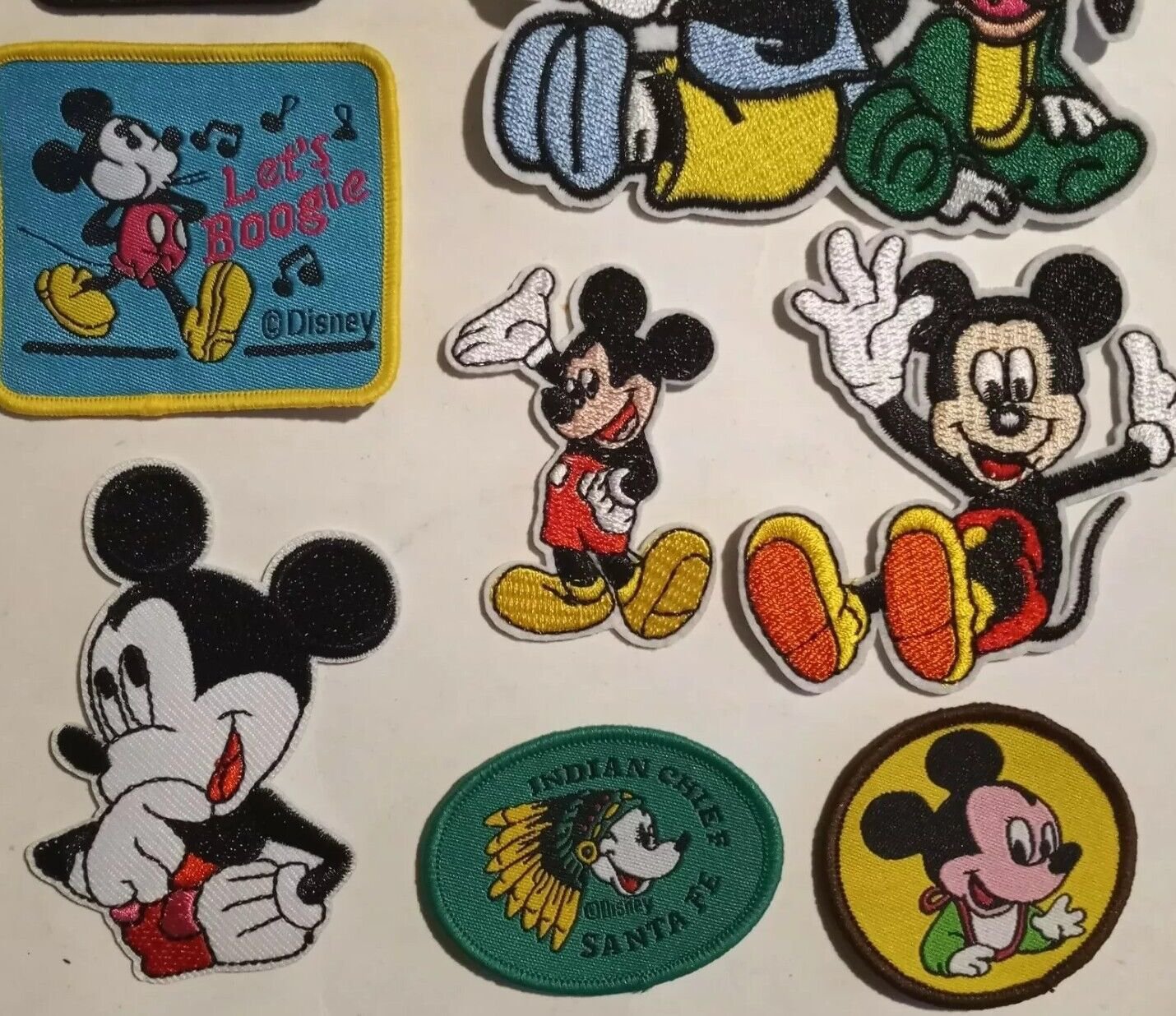 Mickey Mouse lot of 10 patches