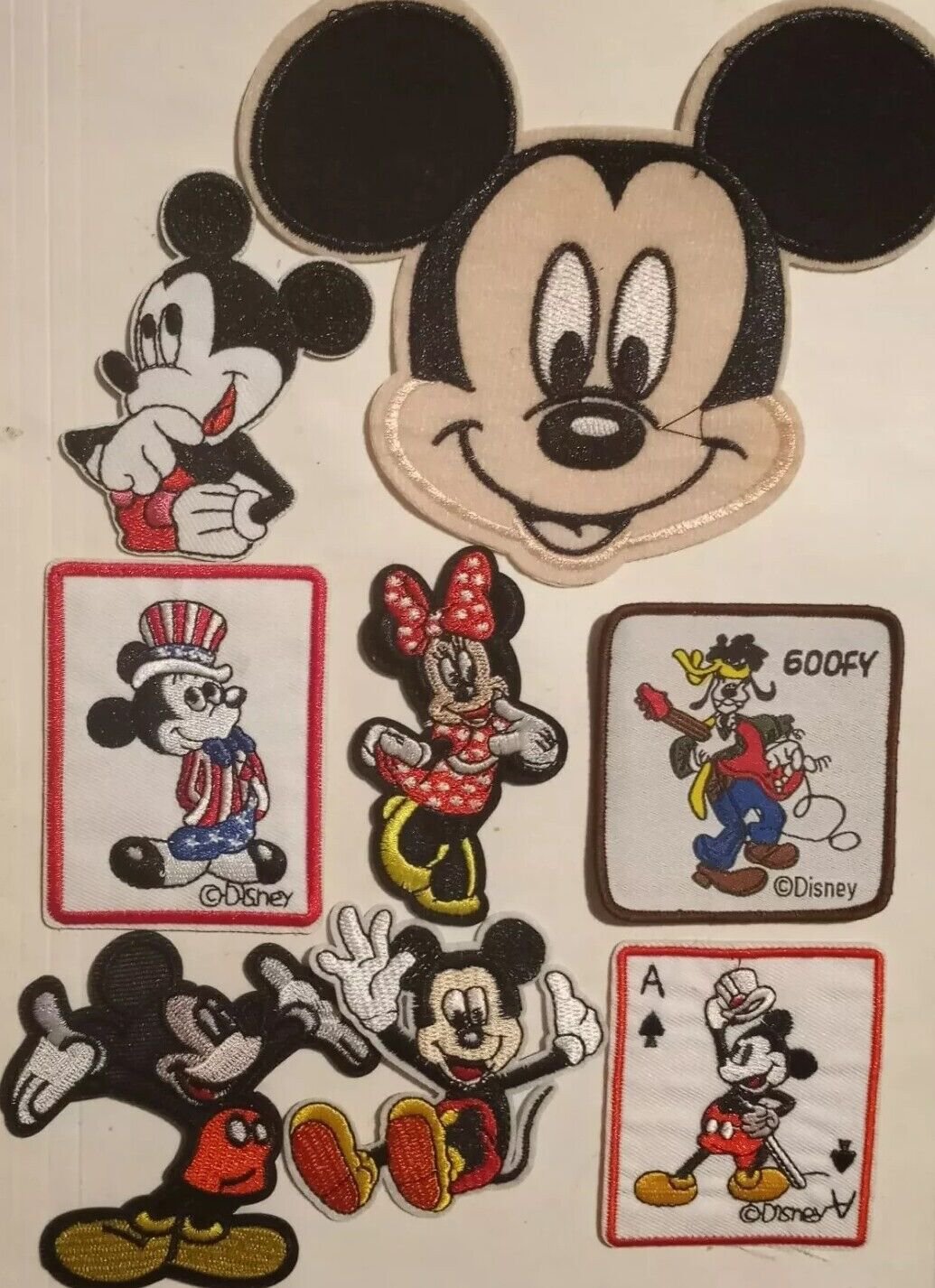 Mickey Mouse lot of 8 patches