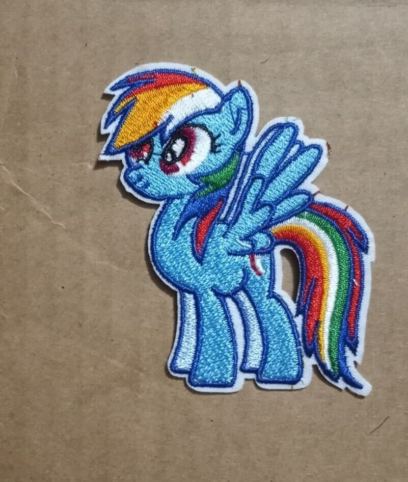 Rainbow Dash - My Little Pony - embroidered Iron on patch