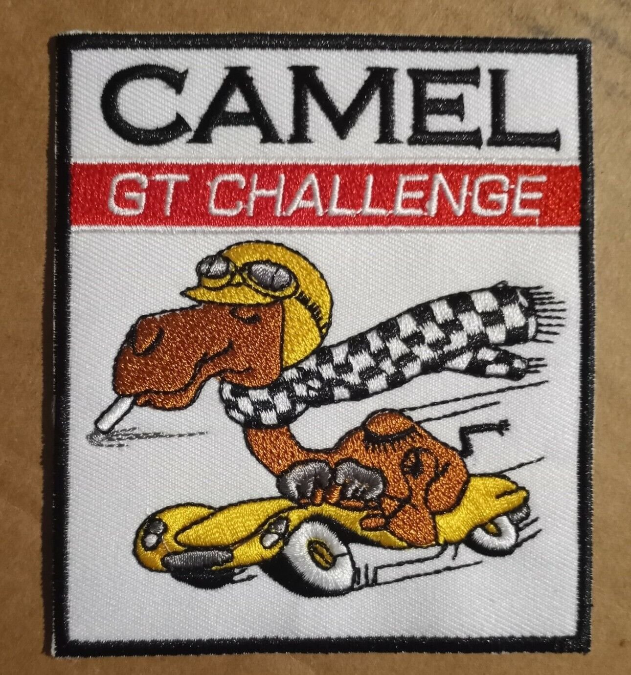 Camel GT Challenge embroidered Iron on patch
