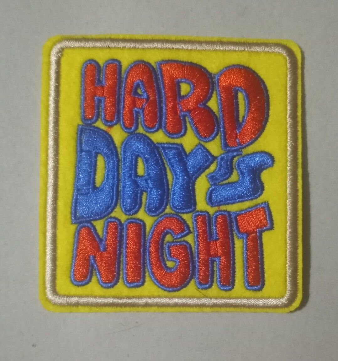 Hard Day's Night embroidered Iron on patch