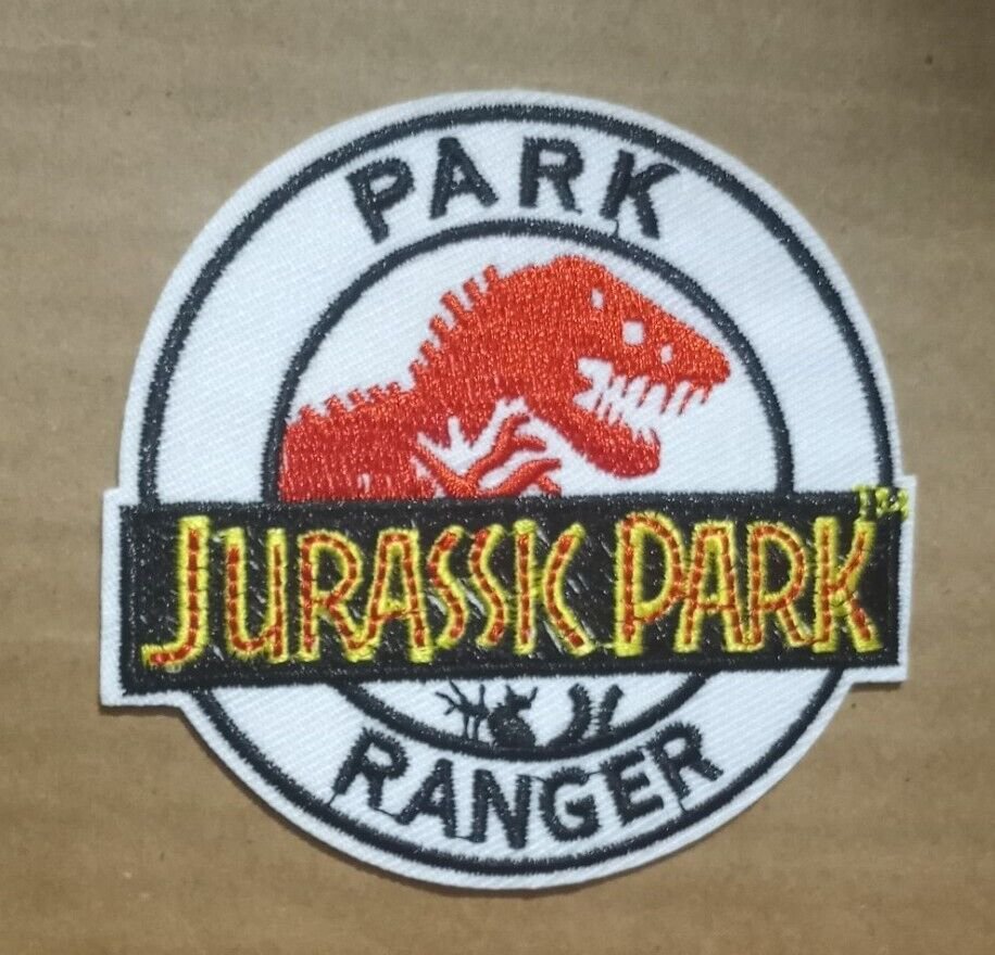 Jurassic Park Park Ranger embroidered Iron on patch
