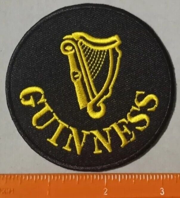 Guinness embroidered Iron on patch