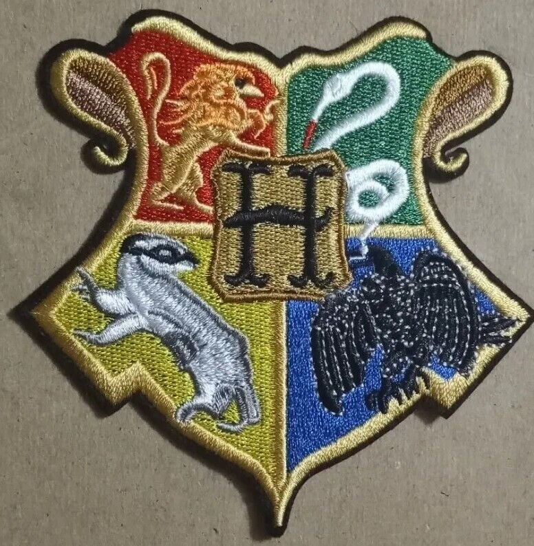 Hogwarts School embroidered Iron on patch
