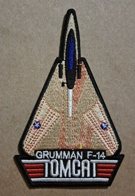 Grumman F-14 Tomcat embroidered Iron on patch
