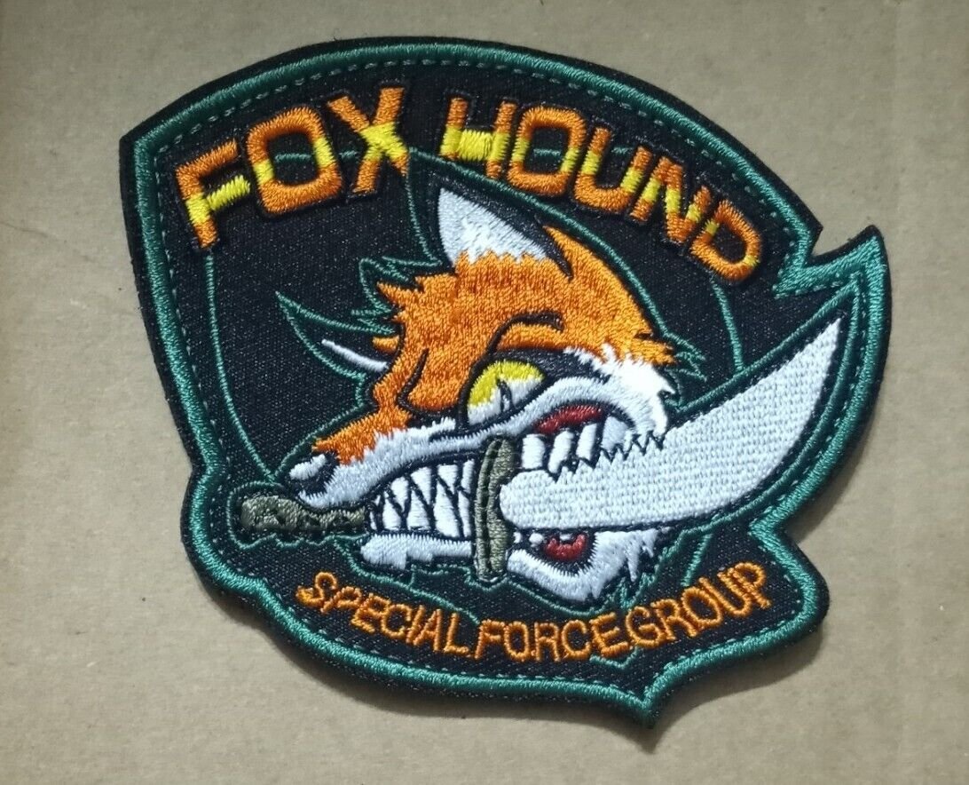 Fox Hound Special Force Group - Metal Gear - tactical hook and loop patch