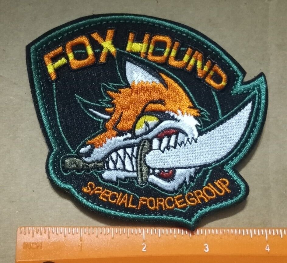 Fox Hound Special Force Group - Metal Gear - tactical hook and loop patch