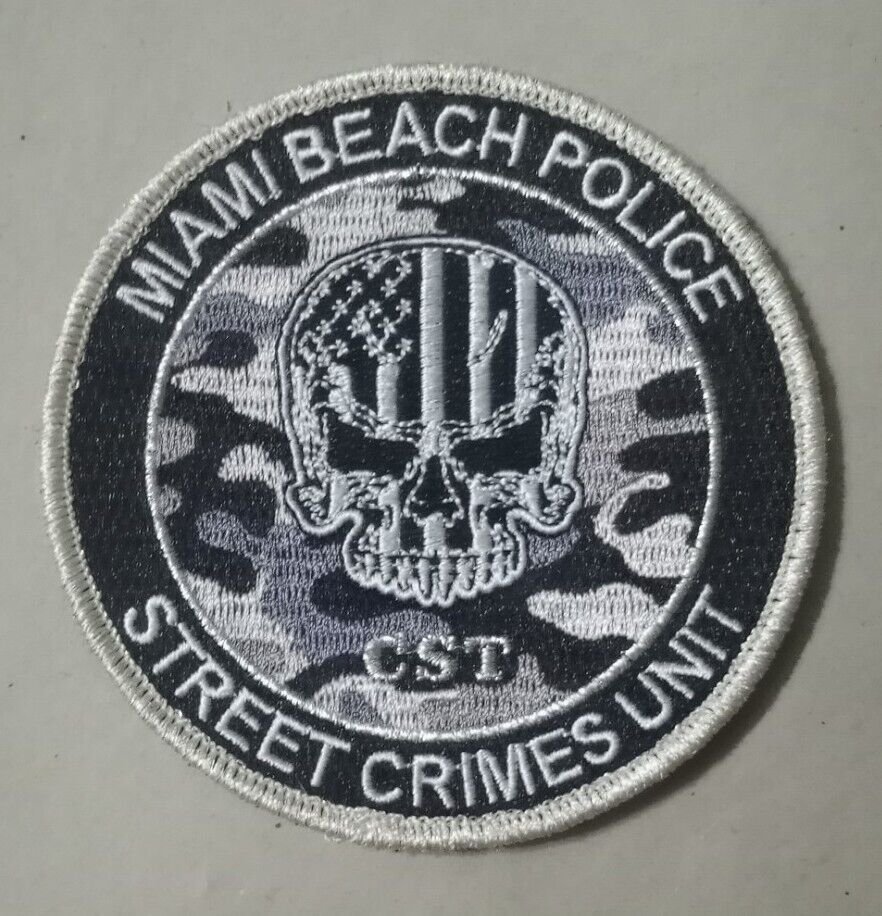 Miami Beach Police Florida - tactical hook and loop patch