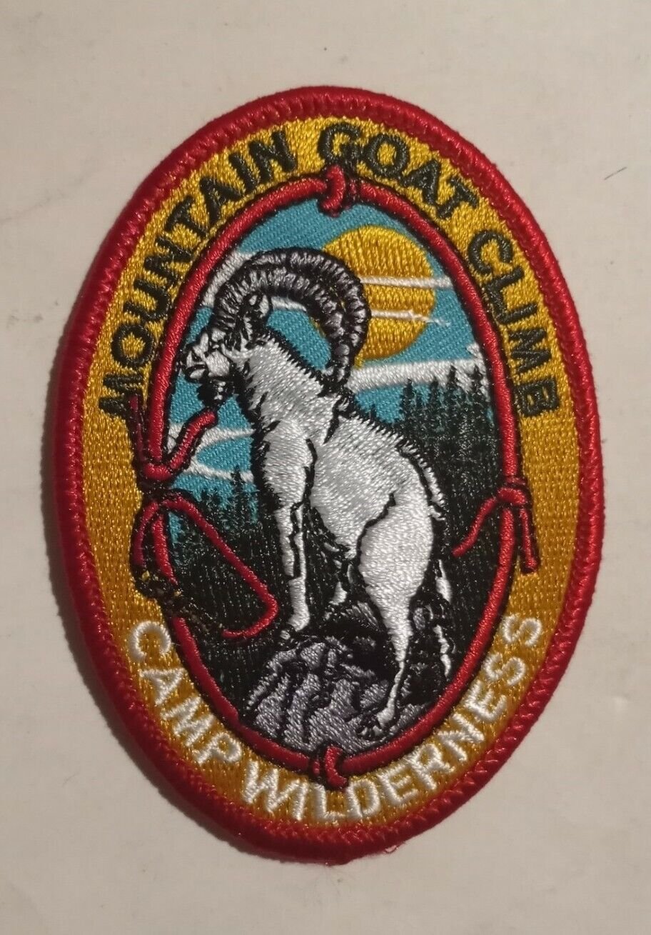 Mountain Goat Climb - Camp Wilderness - BSA patch