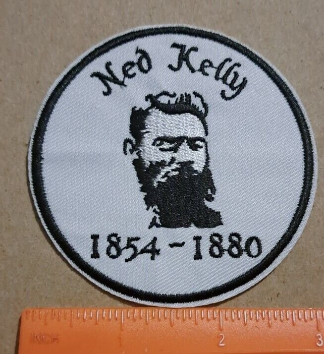 Ned Kelly - 1854-1880 - embroidered Iron on patch