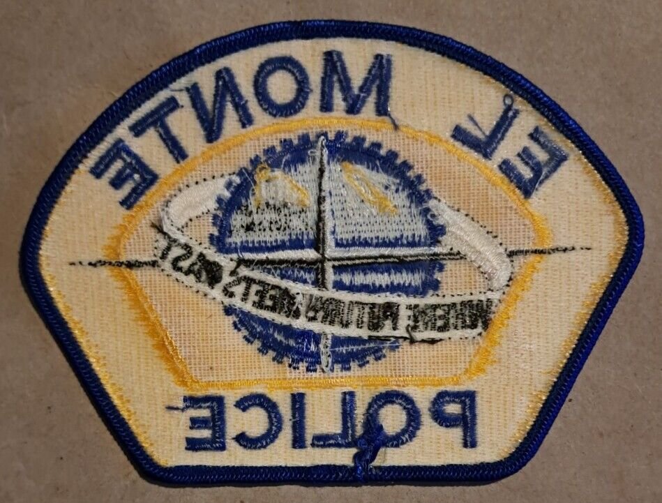 Police - El Monte - Iron on patch