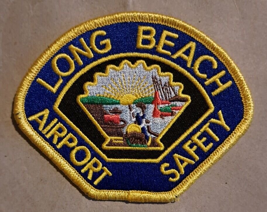 Airport Safety - Long Beach - Iron on patch