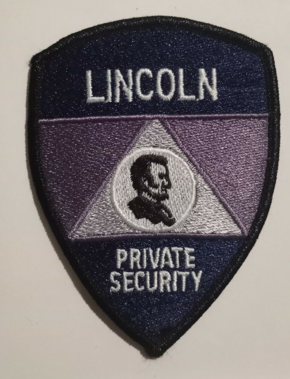 Lincoln Private Security Iron on patch
