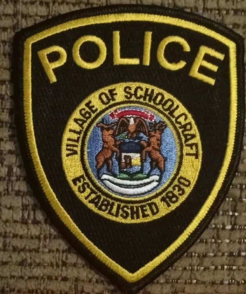 Village of Schoolcraft police - Iron on patch