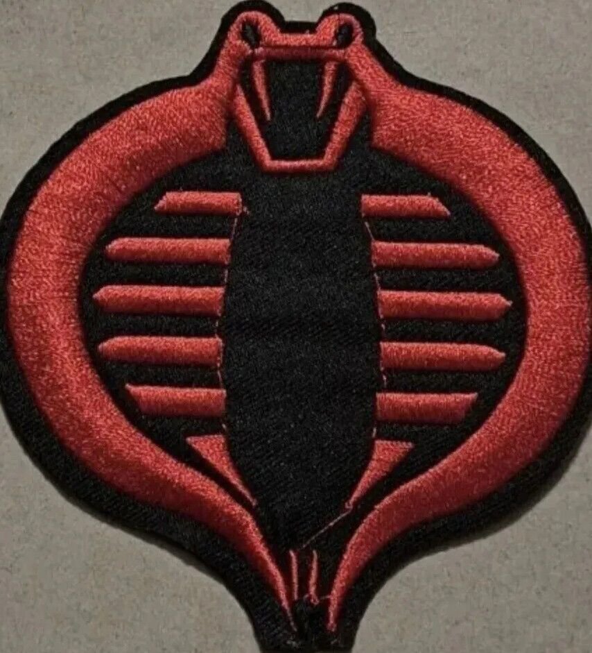 Cobra Command embroidered Iron on patch