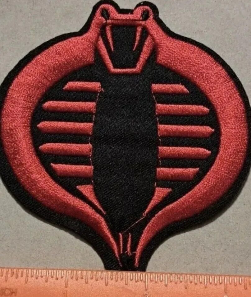Cobra Command embroidered Iron on patch