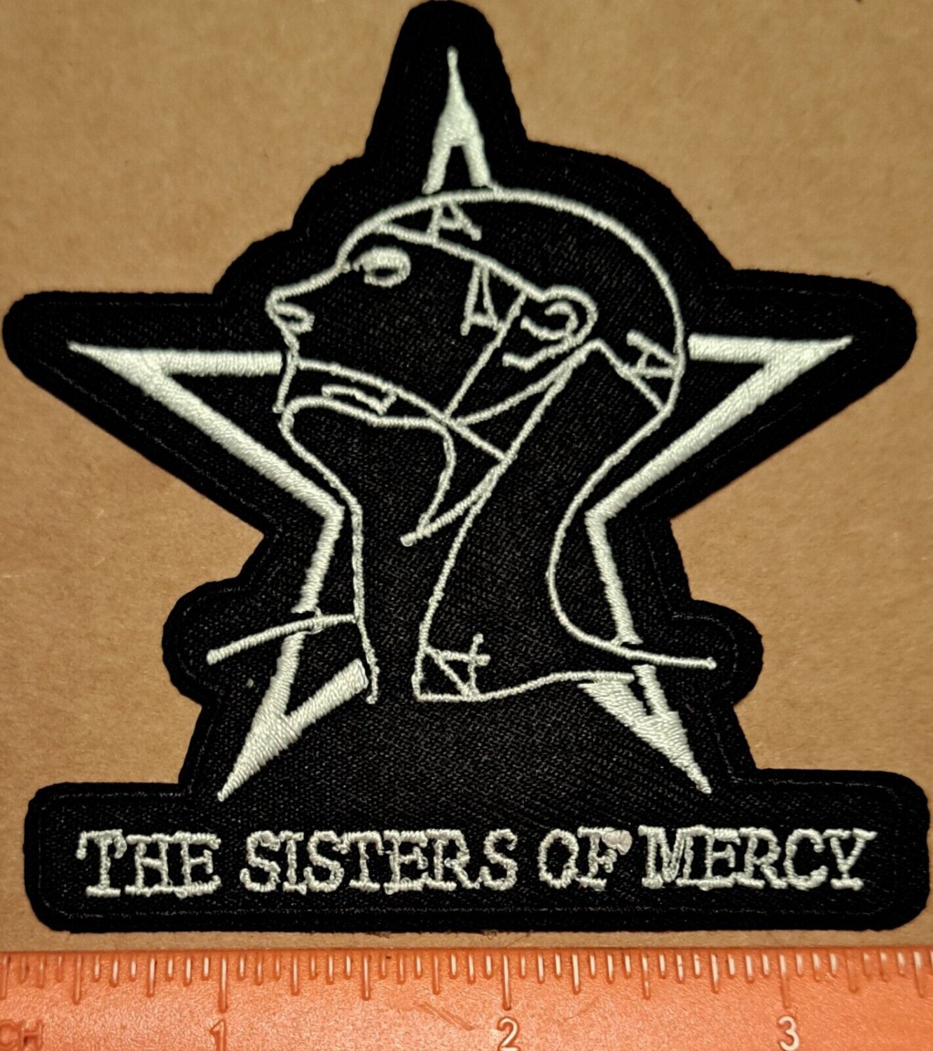 The Sisters of Mercy embroidered Iron on patch