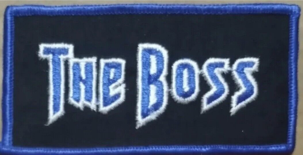 Bruce Springsteen The Boss 1980s embroidered sew on patch