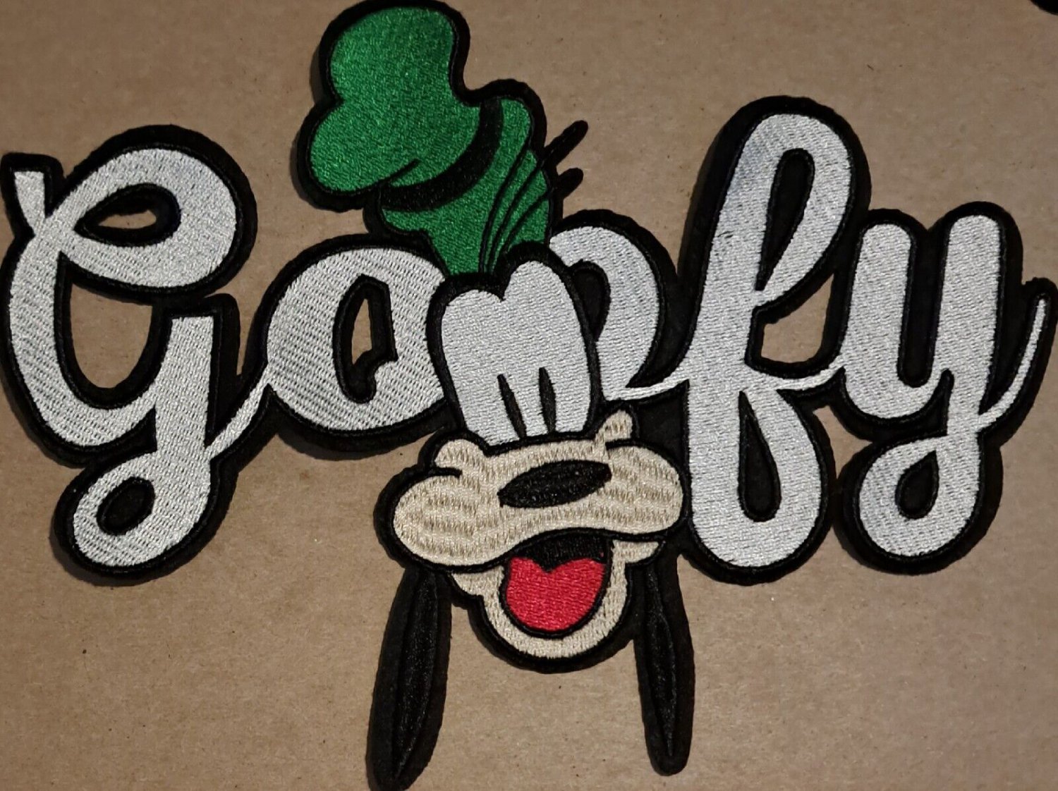 Disney Goofy 9" woven sew on patch