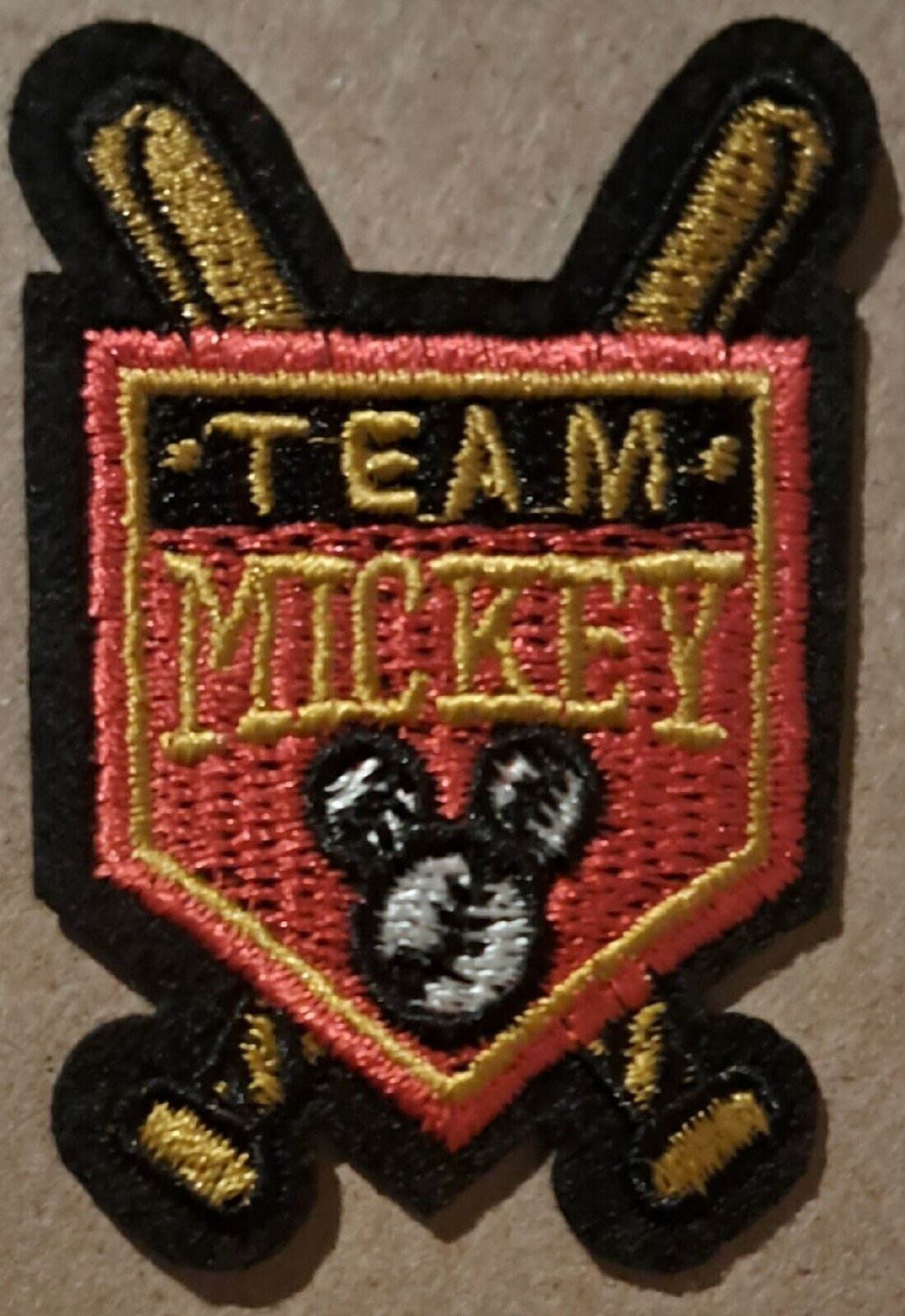 Disney Team Mickey embroidered Iron on patch