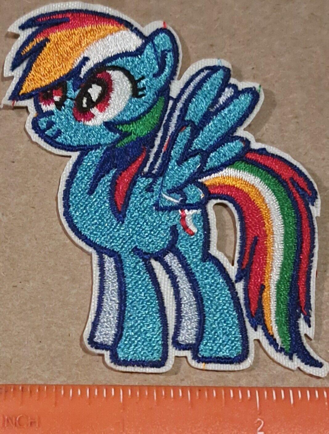 My Little Pony Rainbow Dash embroidered Iron on patch