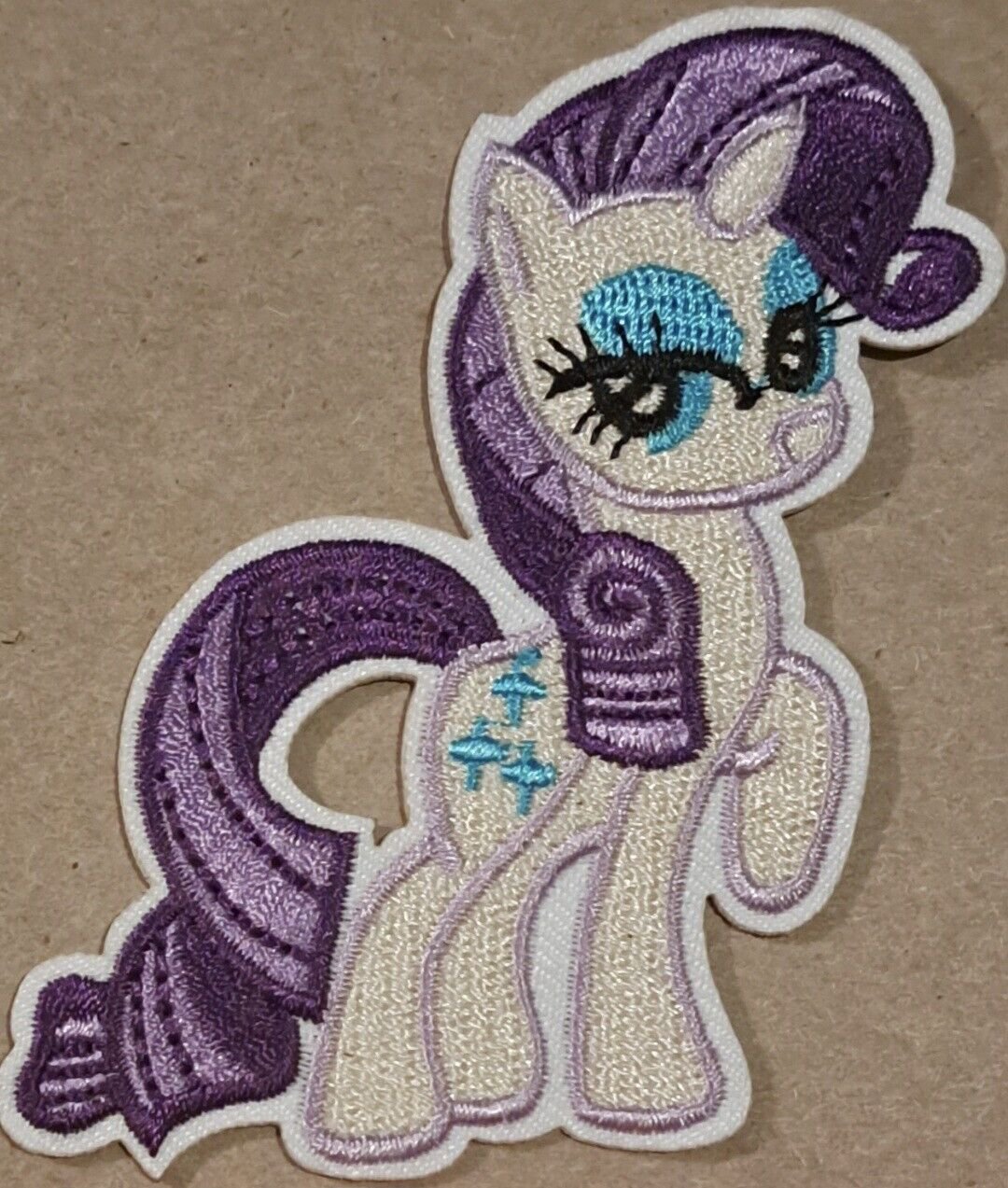 My Little Pony Rarity embroidered Iron on patch