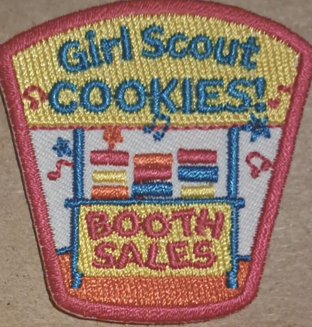 Girl Scout Cookies Booth Sales - GSA activity fun patch