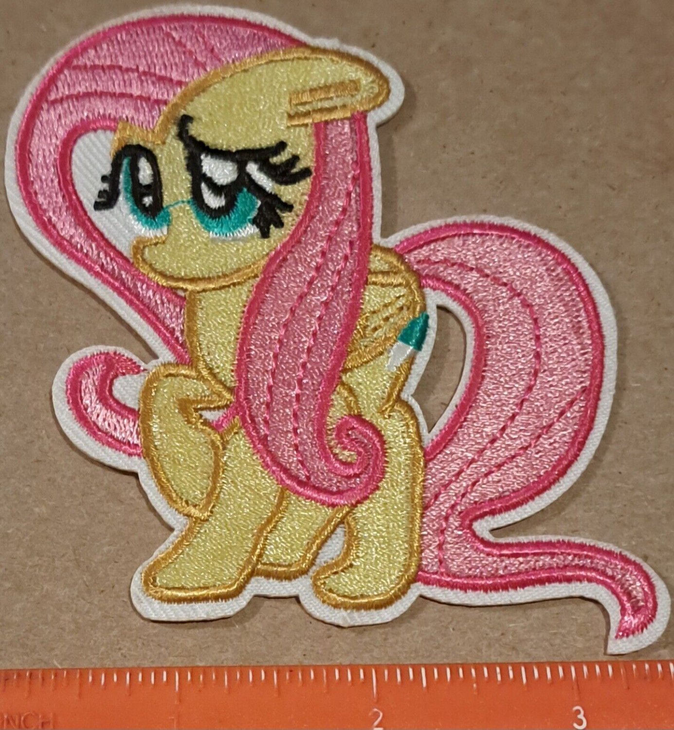 My Little Pony Fluttershy embroidered Iron on patch