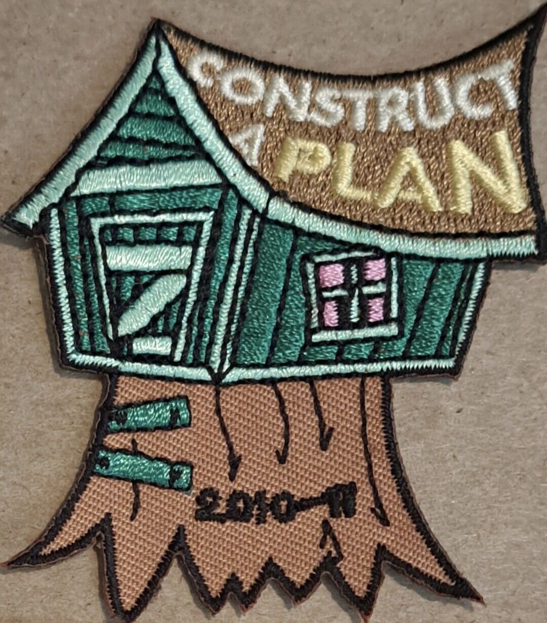 Construct a Plan - GSA activity fun patch