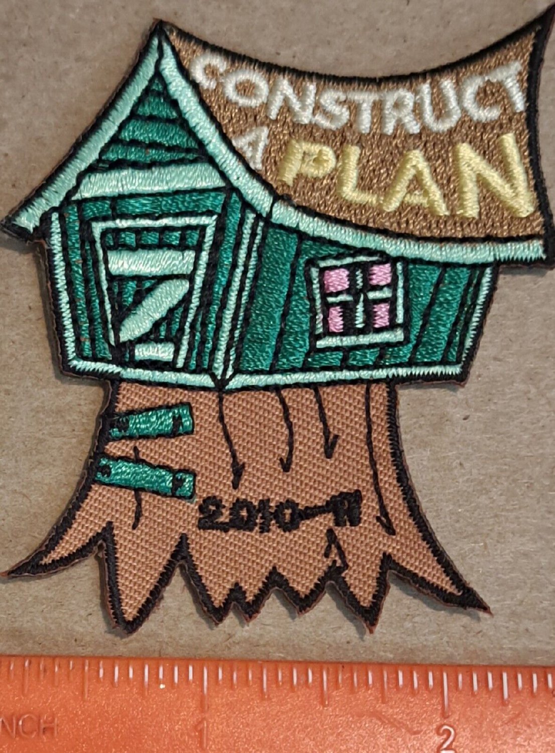 Construct a Plan - GSA activity fun patch