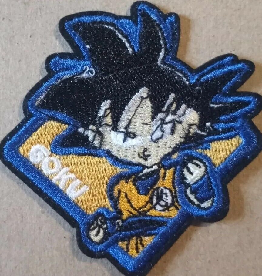 Goku embroidered Iron on patch