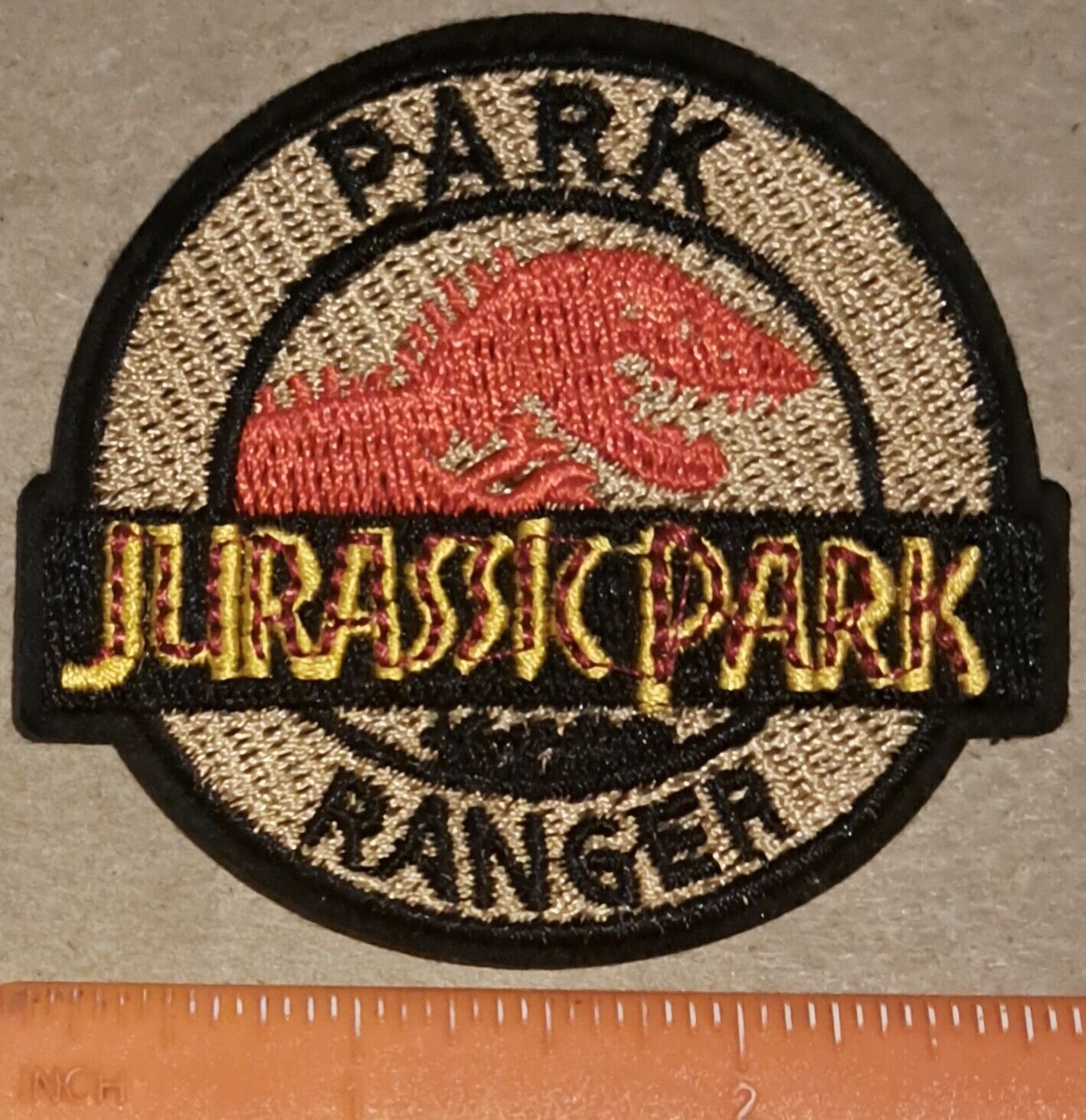 Jurassic Park Park Ranger embroidered Iron on patch