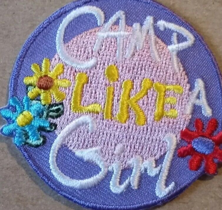 Camp Like a Girl - GSA activity fun patch